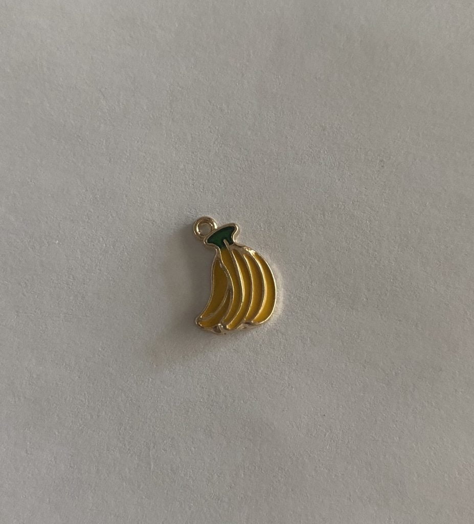 Gold Plated Medium Banana Charm - Beefab Accessories